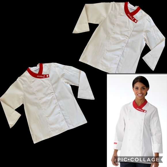 sodexo | Tops | 2 New Sodexo Chef Cook Coat | Poshmark